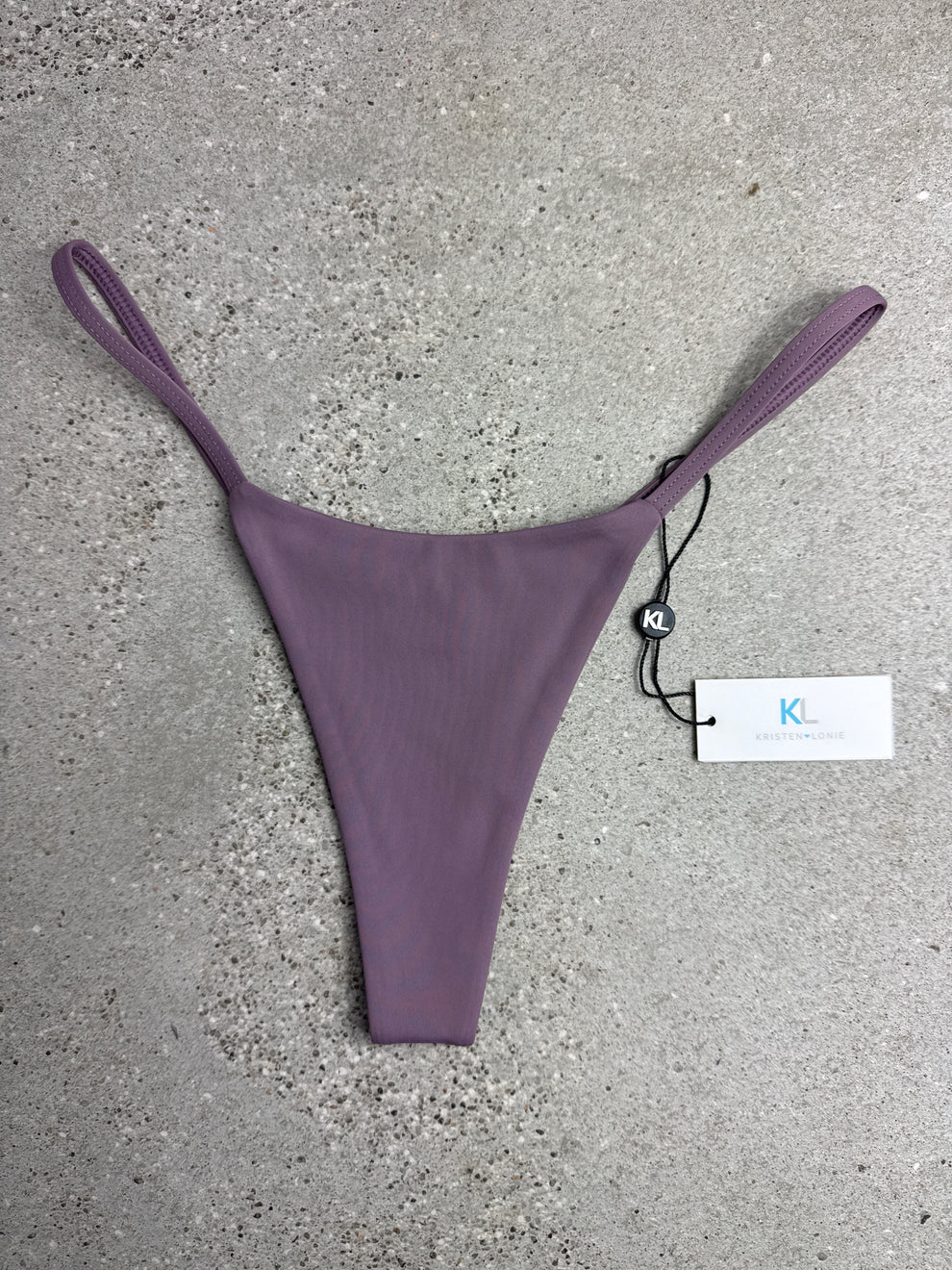 Deep Mauve Bikini Bottom – Kristen Lonie Swimwear
