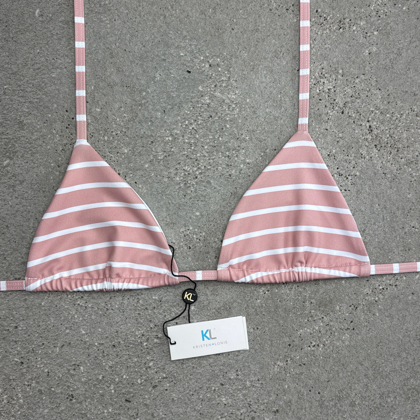 Nautical (Sand) Bikini Top – Kristen Lonie Swimwear