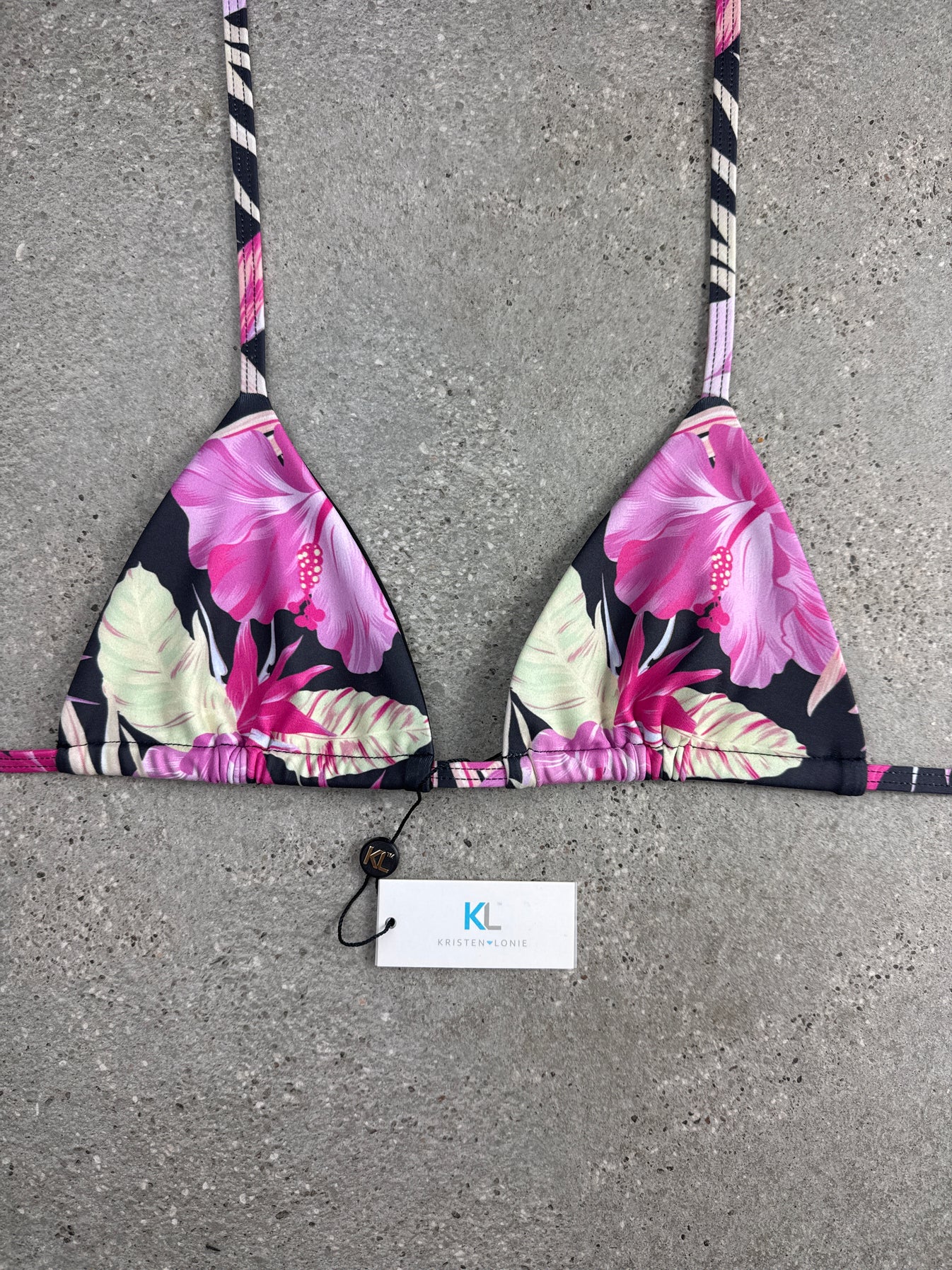 Birds of Paradise (Pink) Bikini Top – Kristen Lonie Swimwear