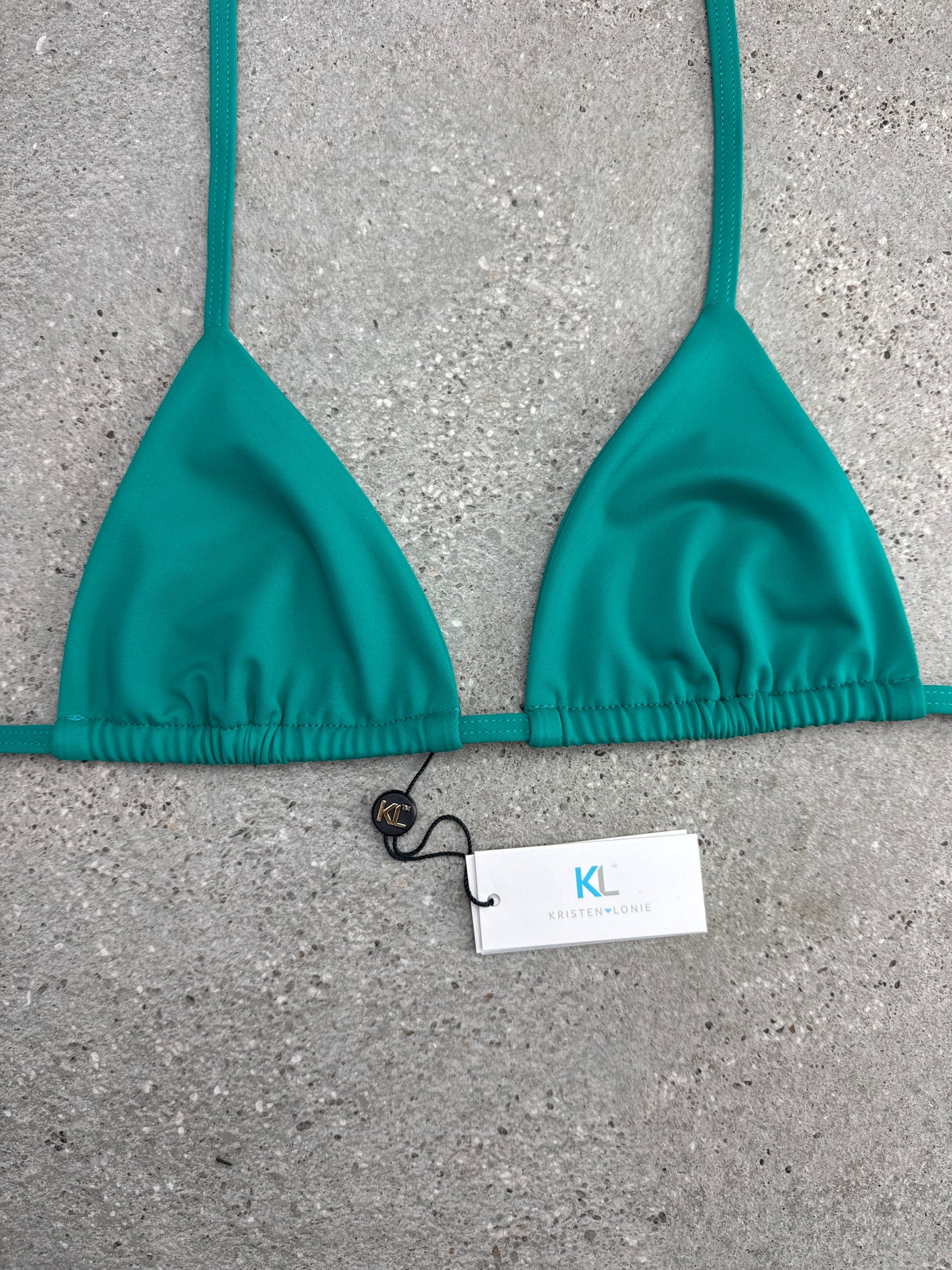 Emerald Bikini Top – Kristen Lonie Swimwear