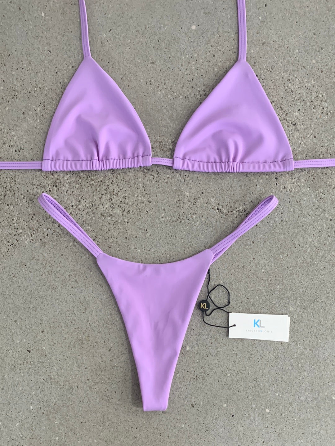Lilac Bikini Top – Kristen Lonie Swimwear