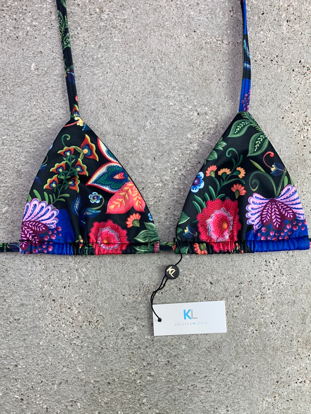 Midnight Wanderlust Bikini Top – Kristen Lonie Swimwear